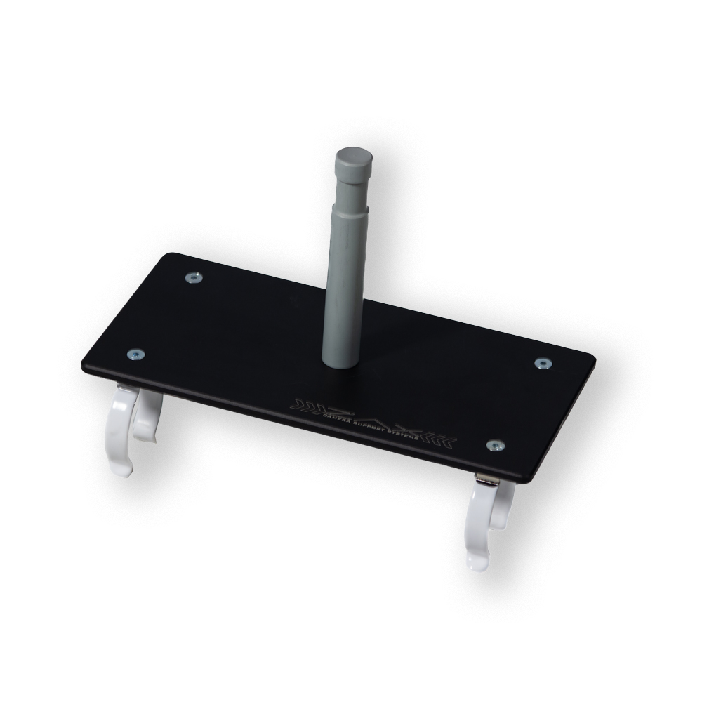 T12 LED tube double mounting plate - ZAX Camera Support Systems